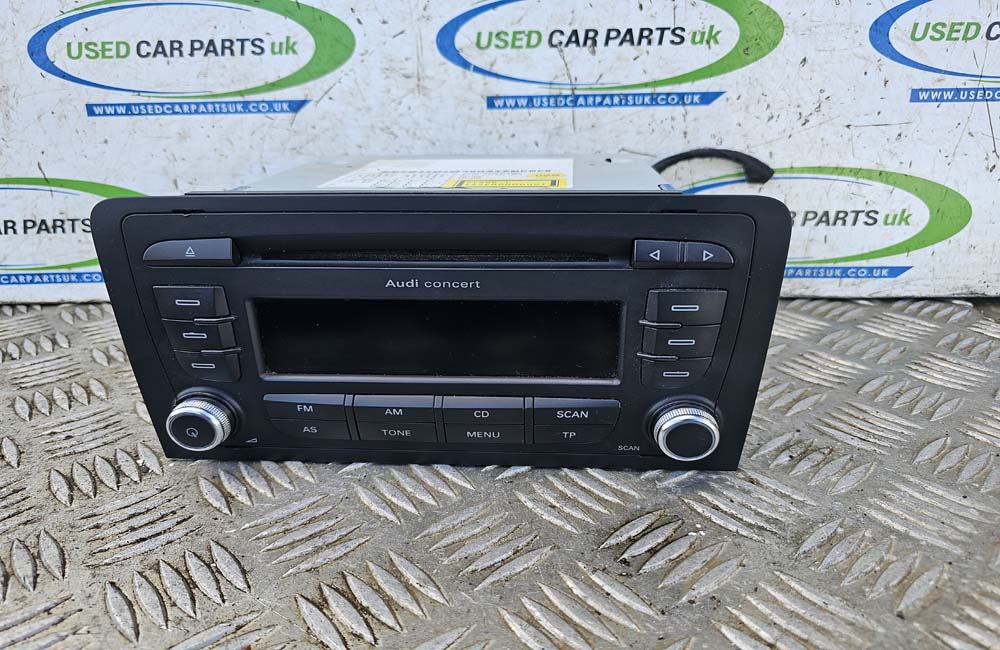 Audi A3 8P Concert CD Player 8P0035186S | Used Car Parts UK