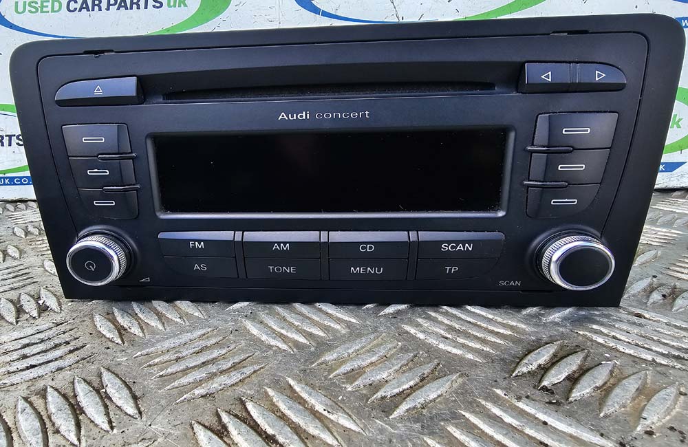 Audi A3 8P Concert CD Player 8P0035186S | Used Car Parts UK