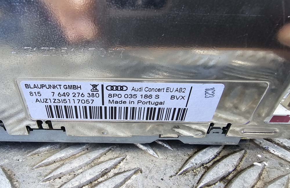 Audi A3 8P Concert CD Player 8P0035186S | Used Car Parts UK