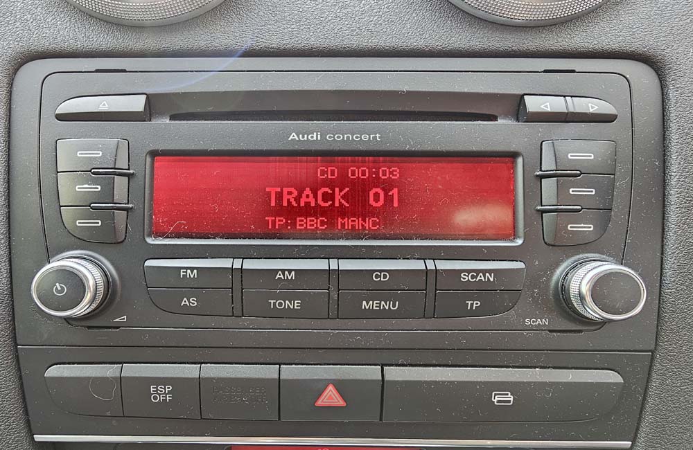 Audi A3 8P Concert CD Player 8P0035186S | Used Car Parts UK