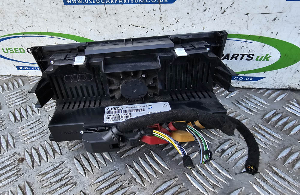 Audi A3 8P Heater Control Switch 8P0820043J | Used Car Parts UK