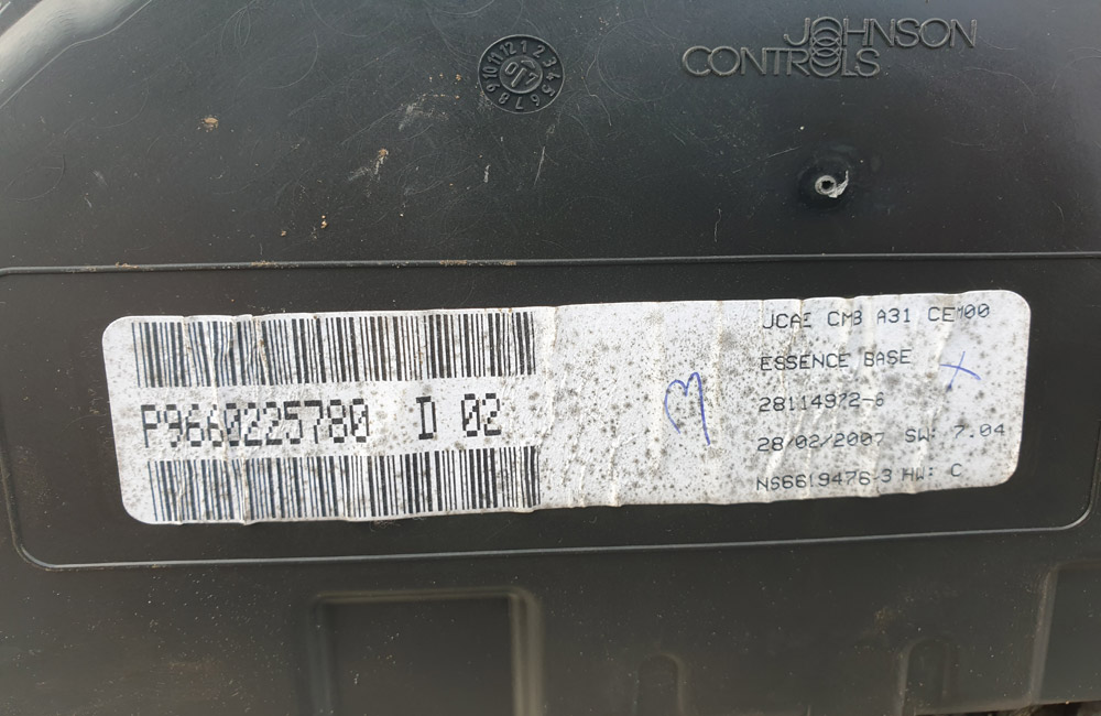 Citroen C2 speedo dash clocks P9660225780 | Used Car Parts UK