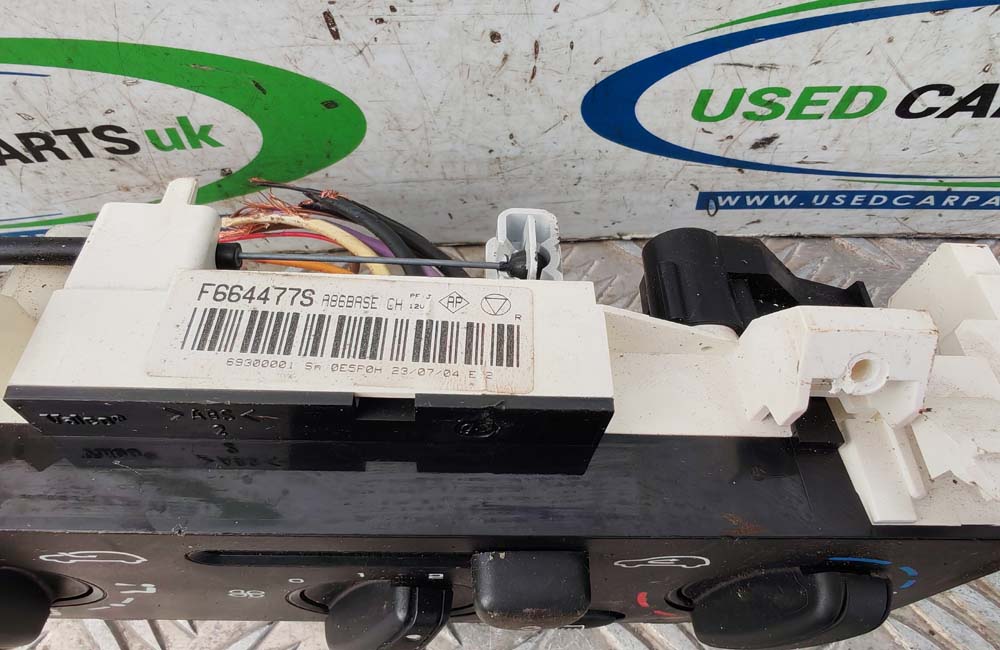 Citroen C2 MK1 Heater Control Panel F664477S | Used Car Parts UK