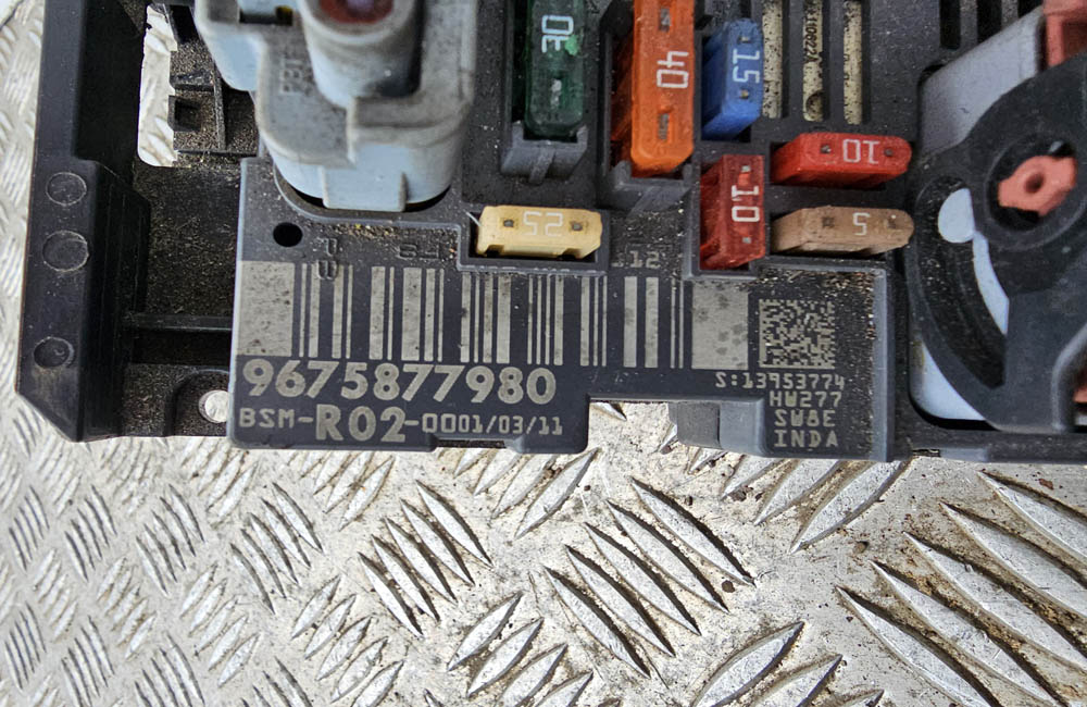 Citroen C4 Picasso HDI Fuse Box BSM 9675877980 | Used Car Parts UK