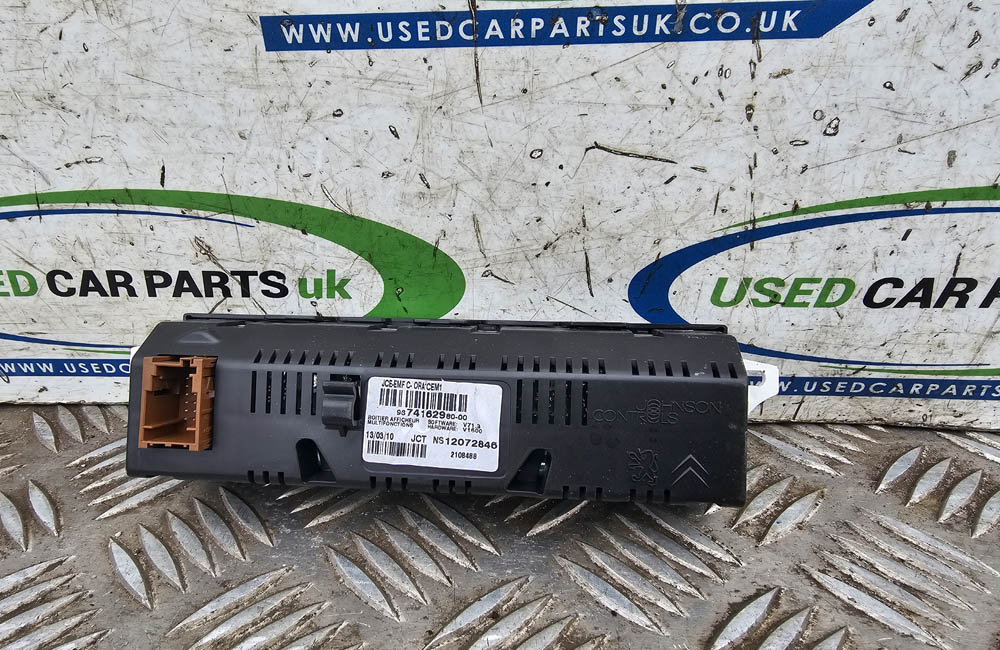 Citroen DS3 Dash Display Screen 9674162980 | Used Car Parts UK