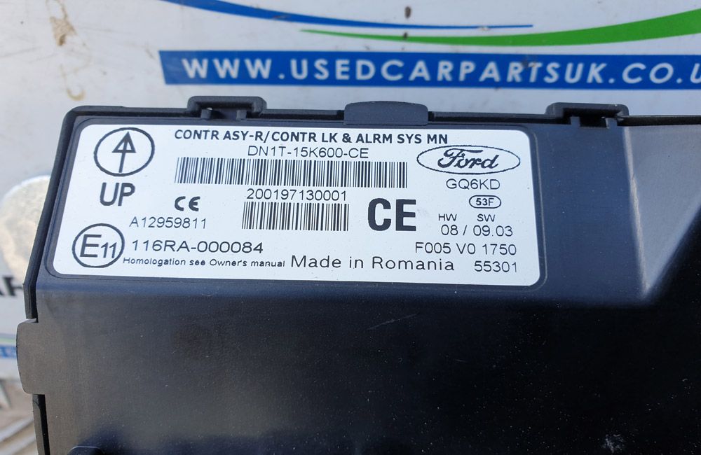 Ford Fiesta MK7 BCM DN1T-15K600-CE | Used Car Parts UK