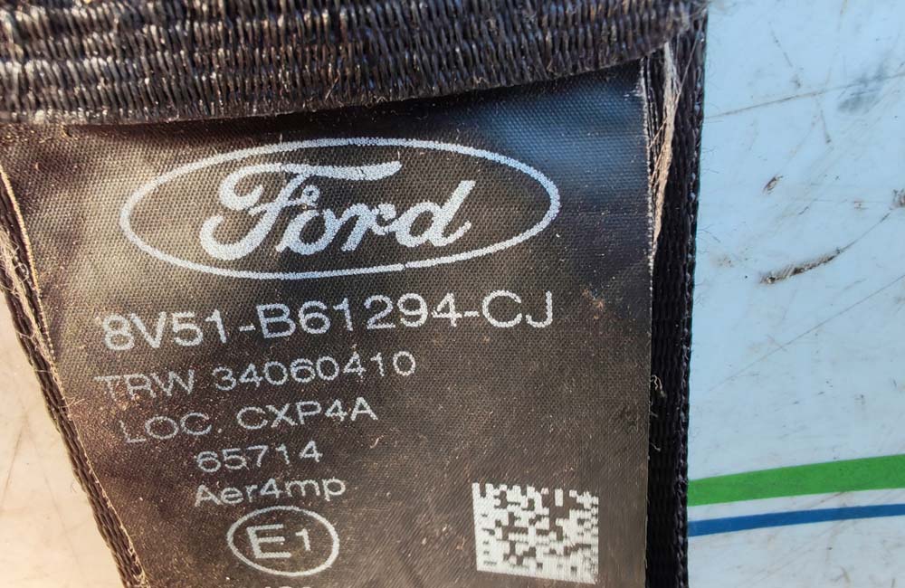 Ford Fiesta MK7 Front Right Seat Belt 8V51-B61294-CJ | Used Car Parts UK