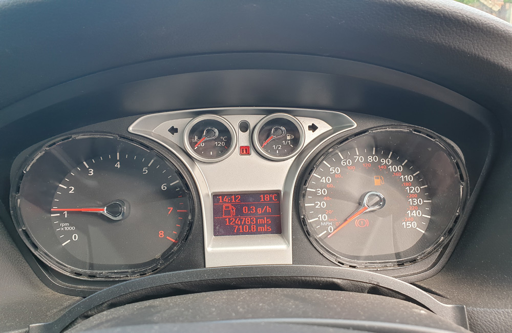 2008 ford focus speedometer problem