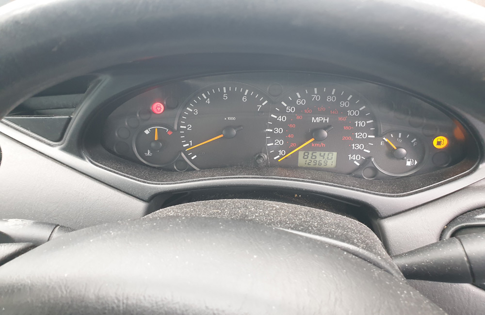 2004 ford focus speedometer problems