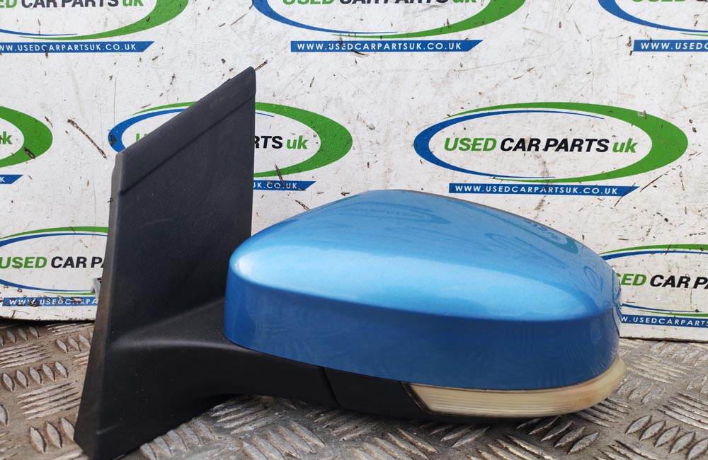 Ford Focus MK2 Door Wing Mirror In Blue Left | Used Car Parts UK