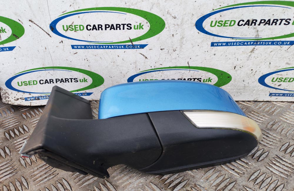 Ford Focus MK2 Door Wing Mirror In Blue Left | Used Car Parts UK