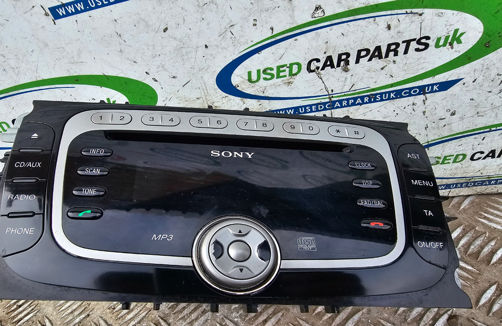 Ford Focus MK2 Sony CD Player 7M5T-18C939-EB | Used Car Parts UK