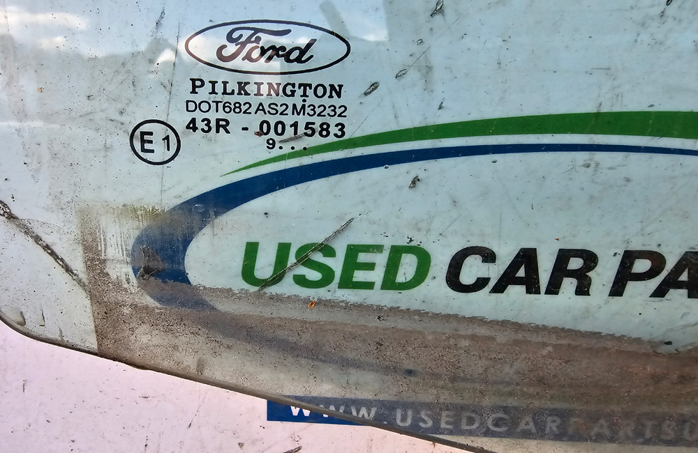 Ford KA MK2 2009-2016 Door Window Glass Drivers | Used Car Parts UK