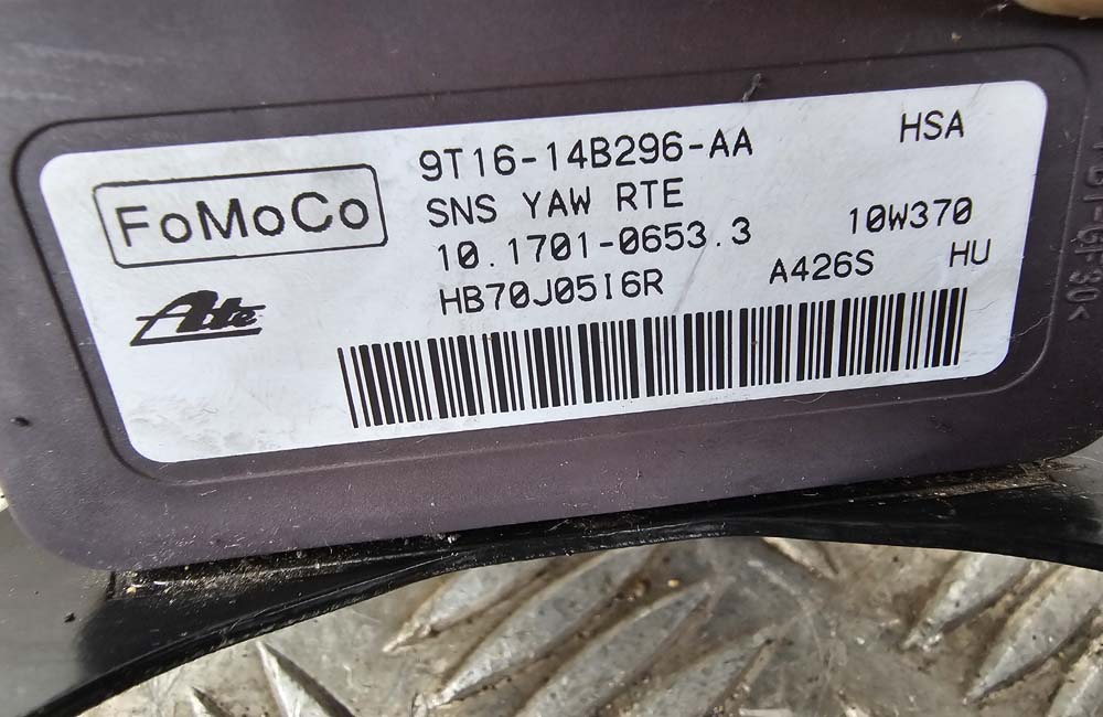 Ford Transit Connect Yaw Rate Sensor 9T16-14B296-AA | Used Car Parts UK
