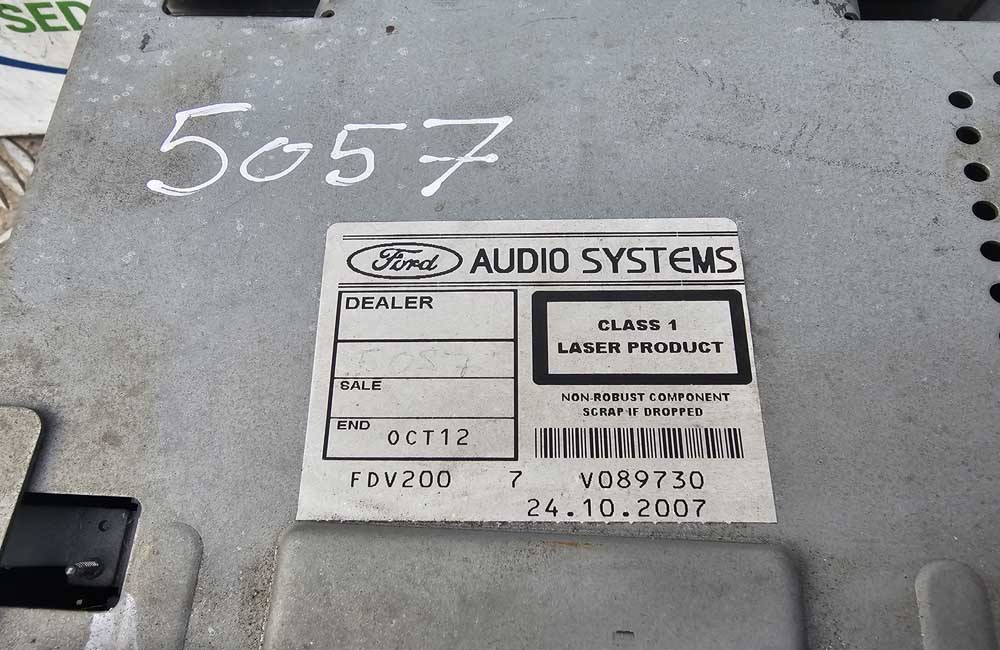Ford Transit MK7 CD Player 6000 6C1T-18C815-AJ | Used Car Parts UK