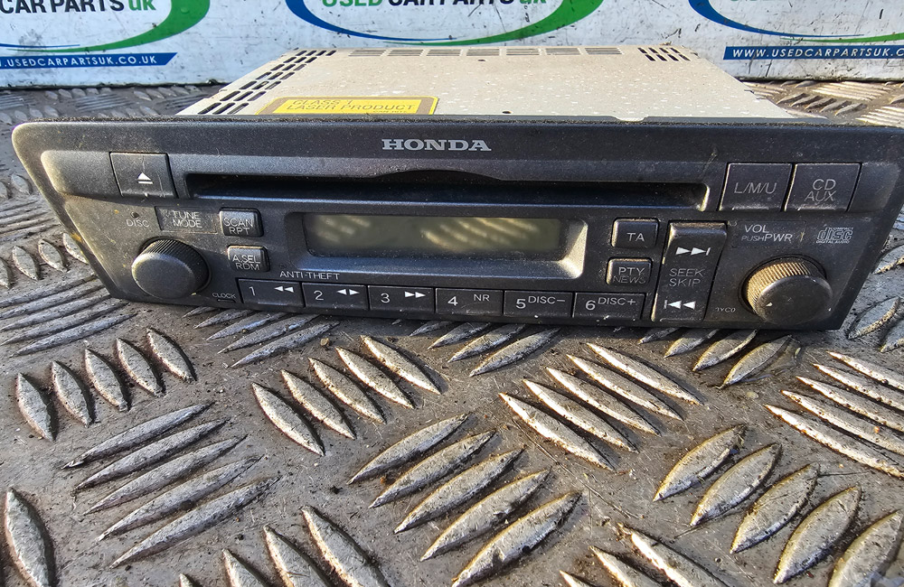 Honda Civic MK7 CD Player 39100-S6A-E512-M1 | Used Car Parts UK