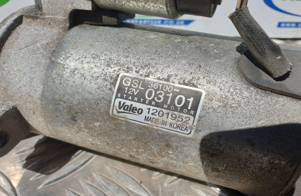 Hyundai I20 Starter Motor 36100-03101 | Used Car Parts UK