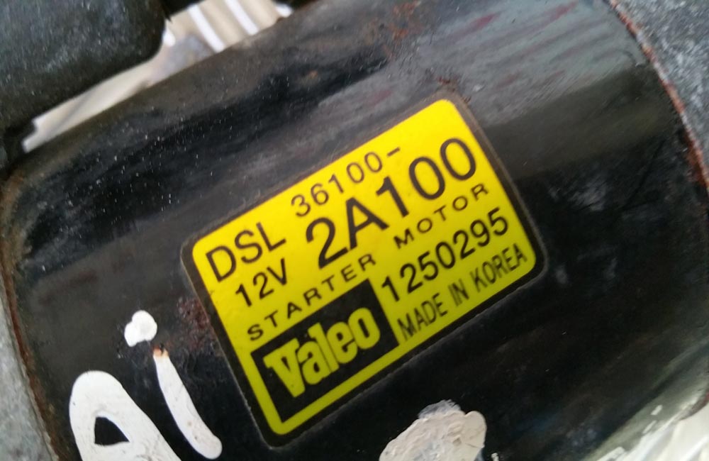 Hyundai I30 CRDI starter motor 36100-2A100 | Used Car Parts UK