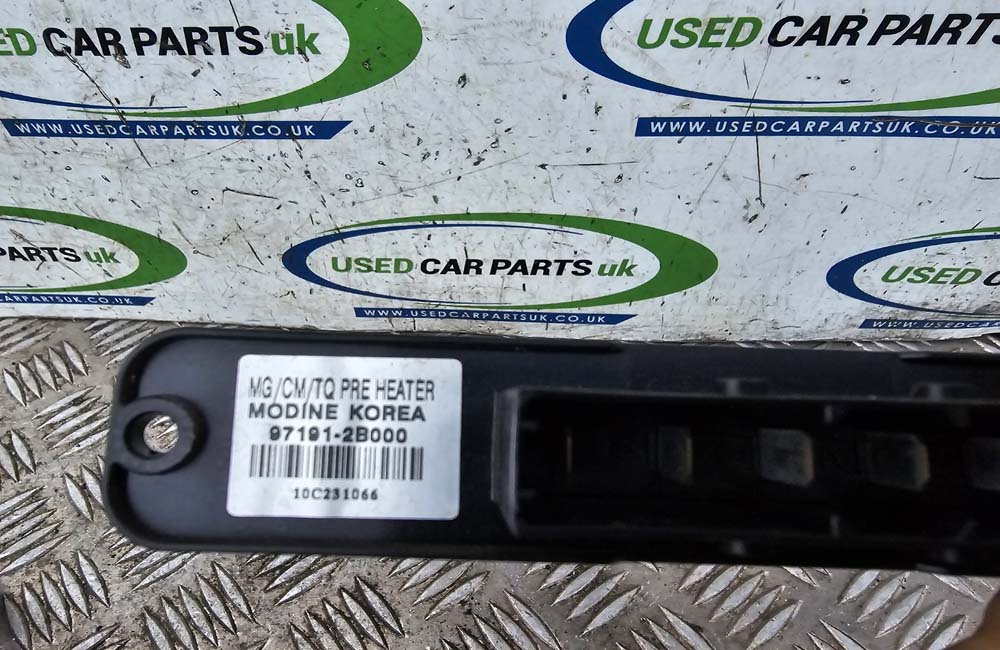 Hyundai Santa FE Pre-Heater 97191-2B000 | Used Car Parts UK