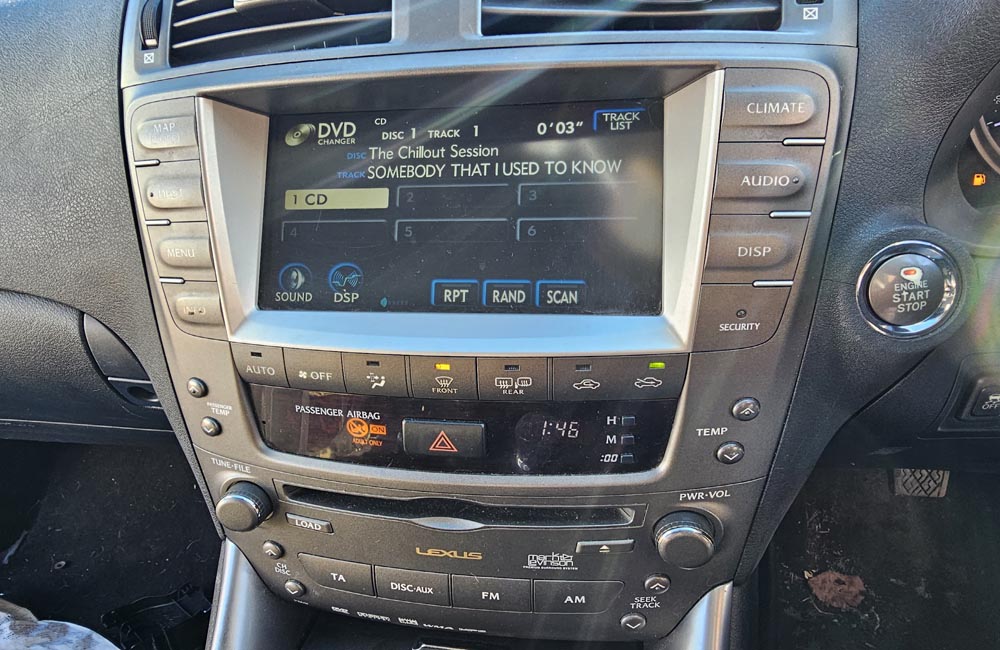 Lexus IS 220D MK2 CD Player Radio Head Unit | Used Car Parts UK