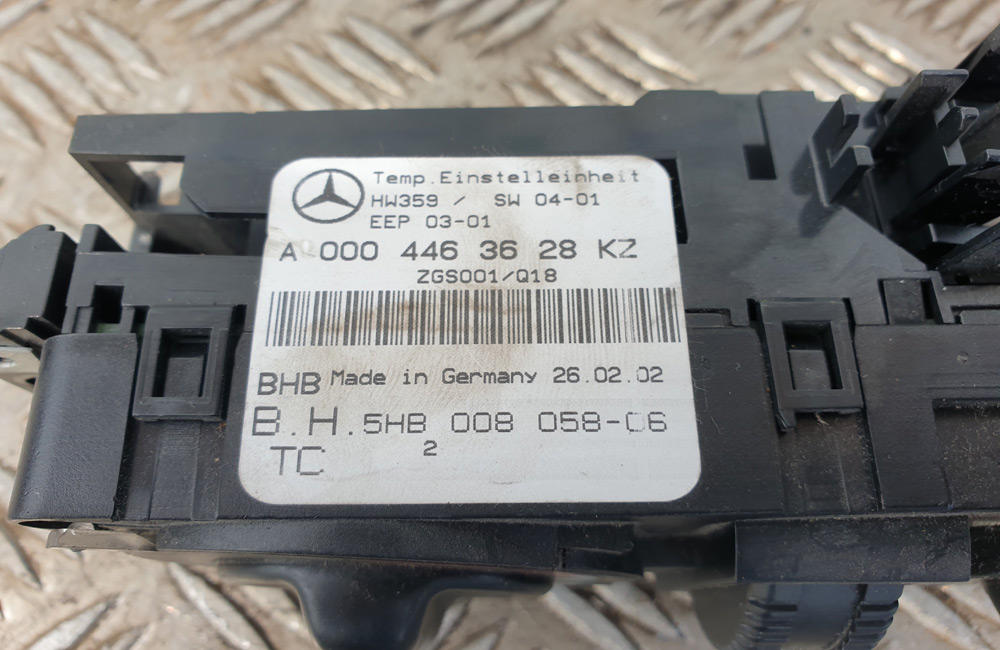 Mercedes Vito W638 heater climate control | Used Car Parts UK