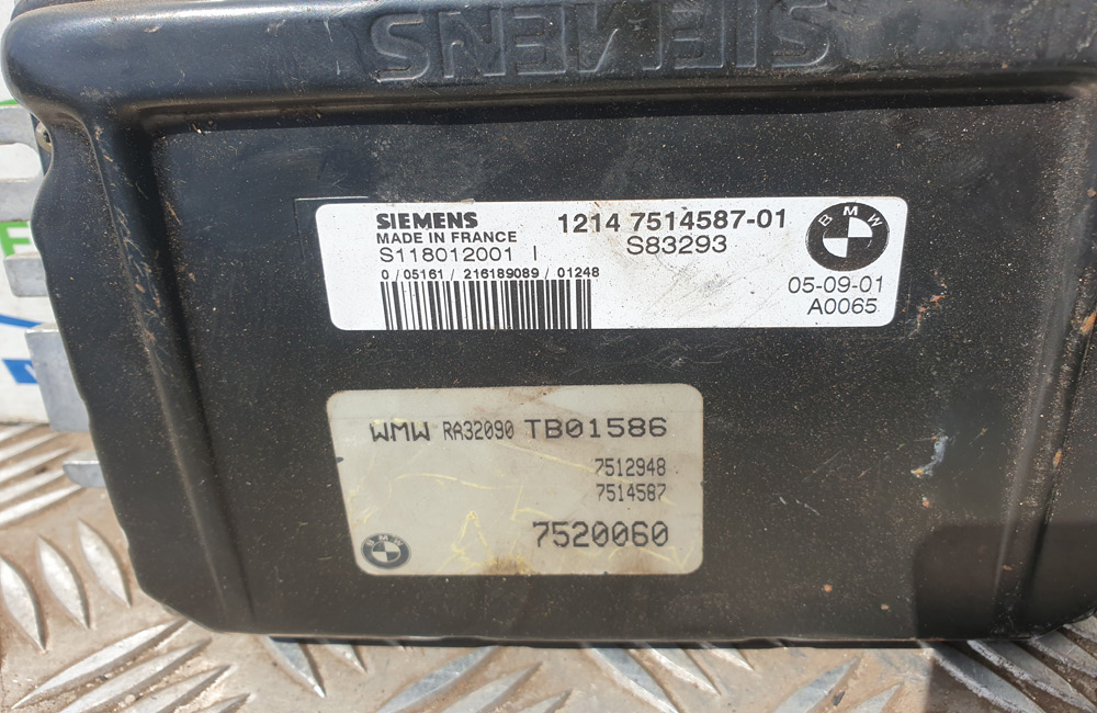 Mini One R50 ECU Kit Ignition Barrel Key S118012001 | Used Car Parts UK