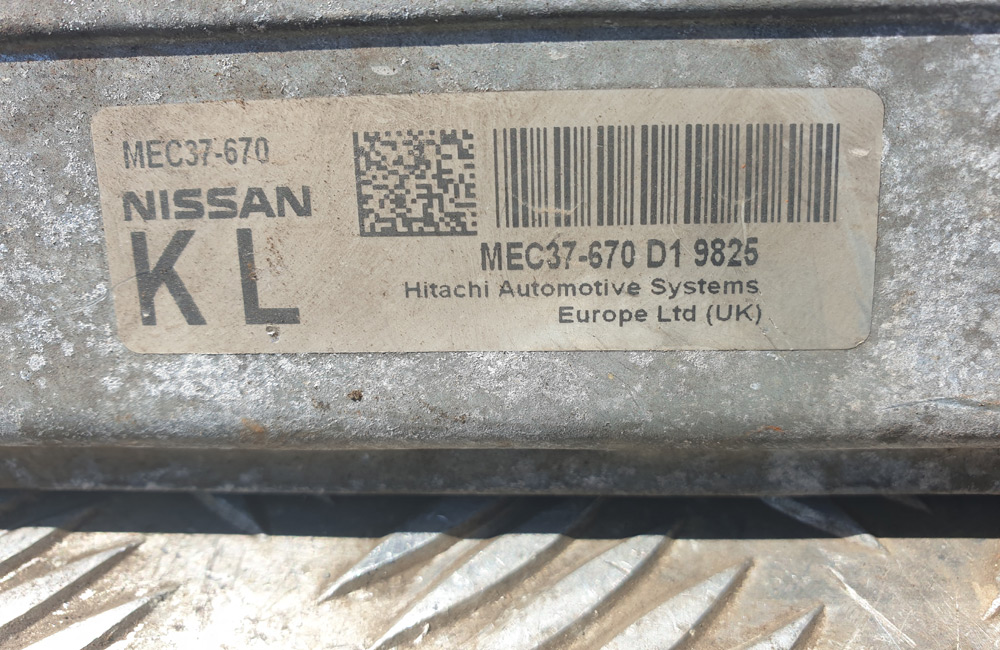 Nissan Note MK1 1.4 Petrol ECU Kit MEC37-670 | Used Car Parts UK