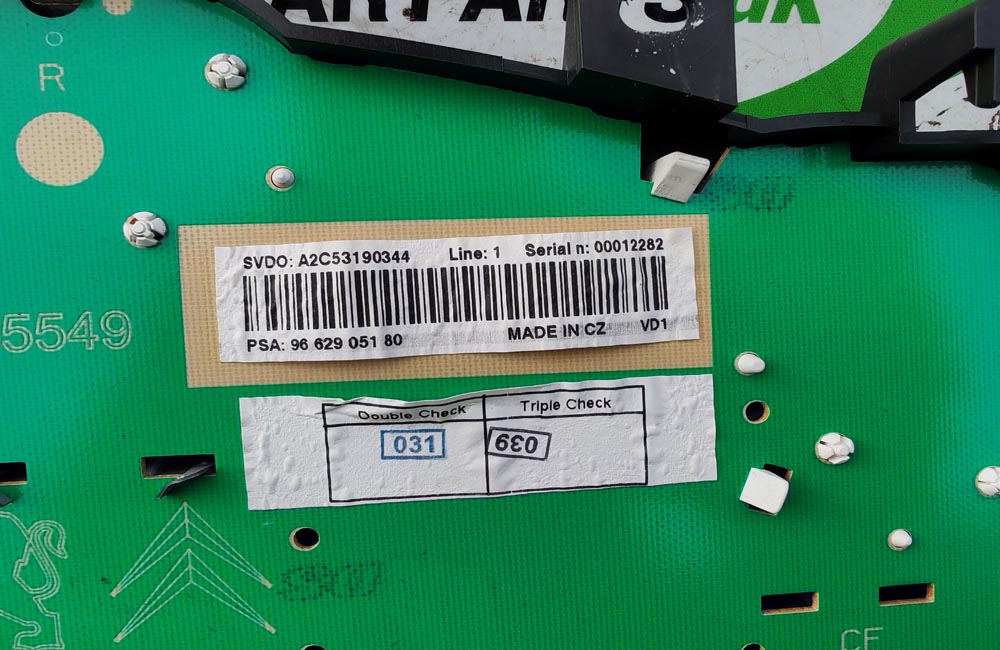 Peugeot 207 Speedometer Clocks 9662905180 | Used Car Parts UK