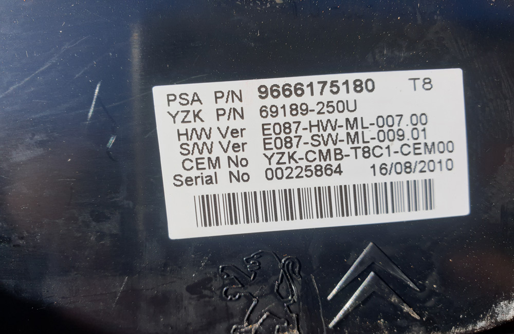 Peugeot 3008 MK1 HDI ECU Kit 9653958980 9666986680 | Used Car Parts UK