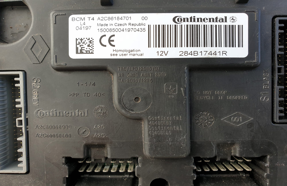 Renault Clio MK4 BCM 284B17441R | Used Car Parts UK