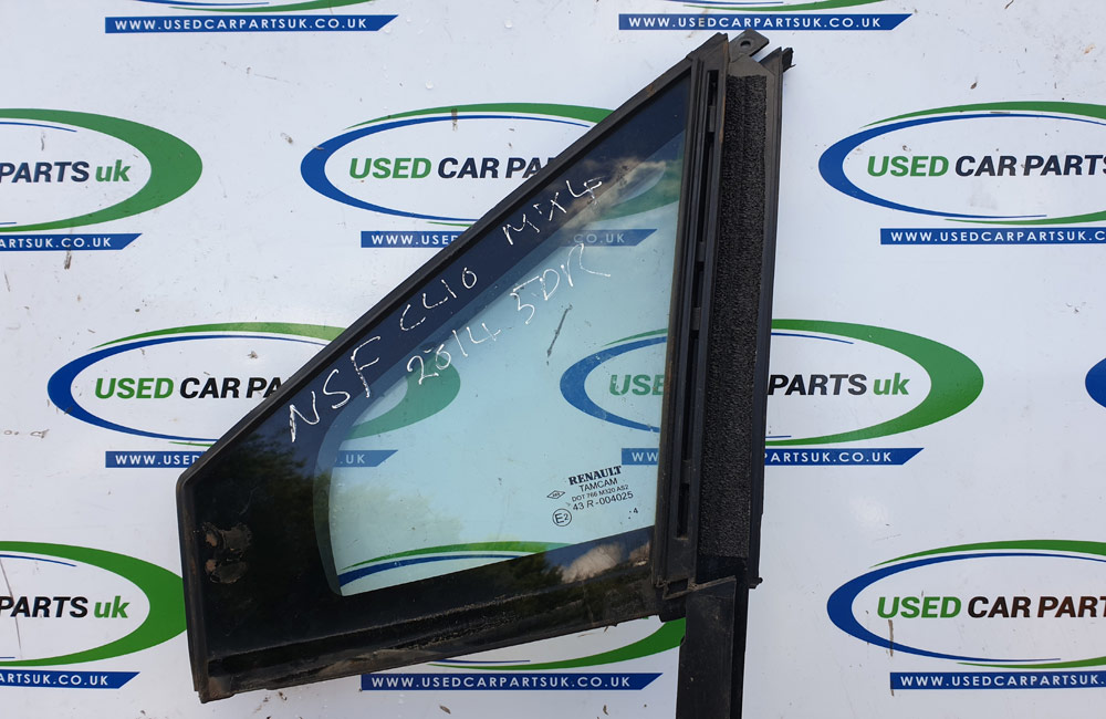 Renault Clio MK4 front left quarter window glass | Used Car Parts UK