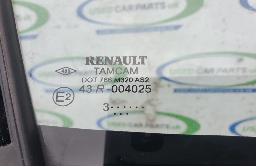 Renault Clio MK4 Quarter Window Glass Front | Used Car Parts UK