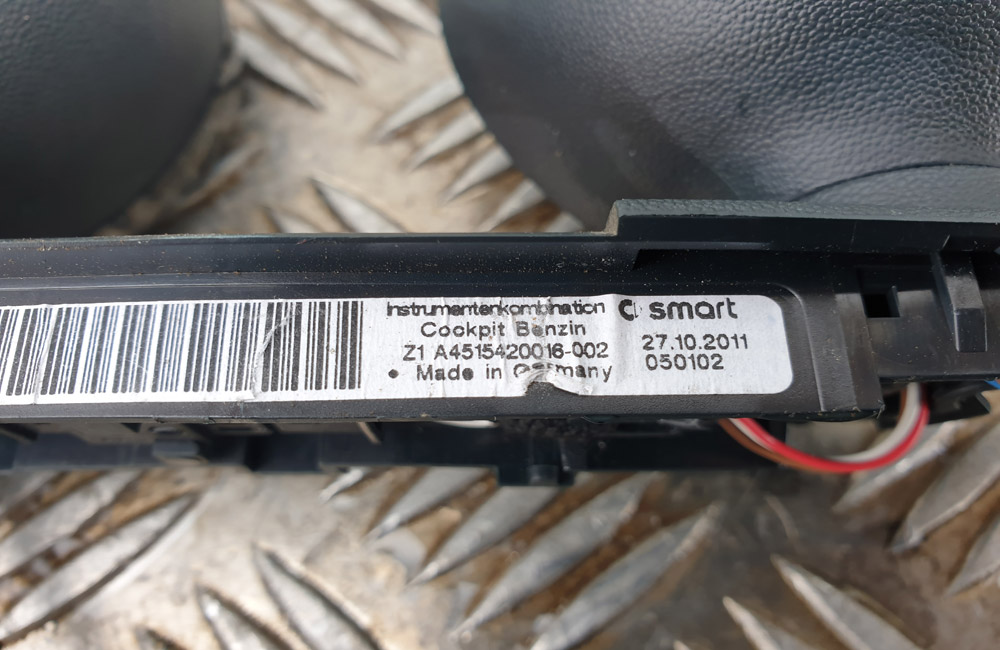 Smart Fortwo W451 clock rev counter display | Used Car Parts UK