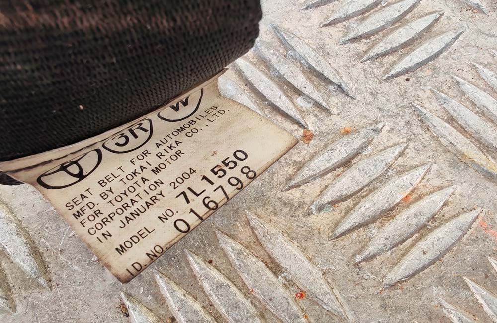 Toyota Corolla Verso Rear 3RD Row Seat Belt | Used Car Parts UK