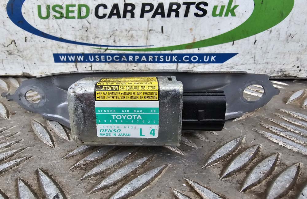 Toyota Prius MK2 Airbag Sensor Rear 89834-47020 | Used Car Parts UK
