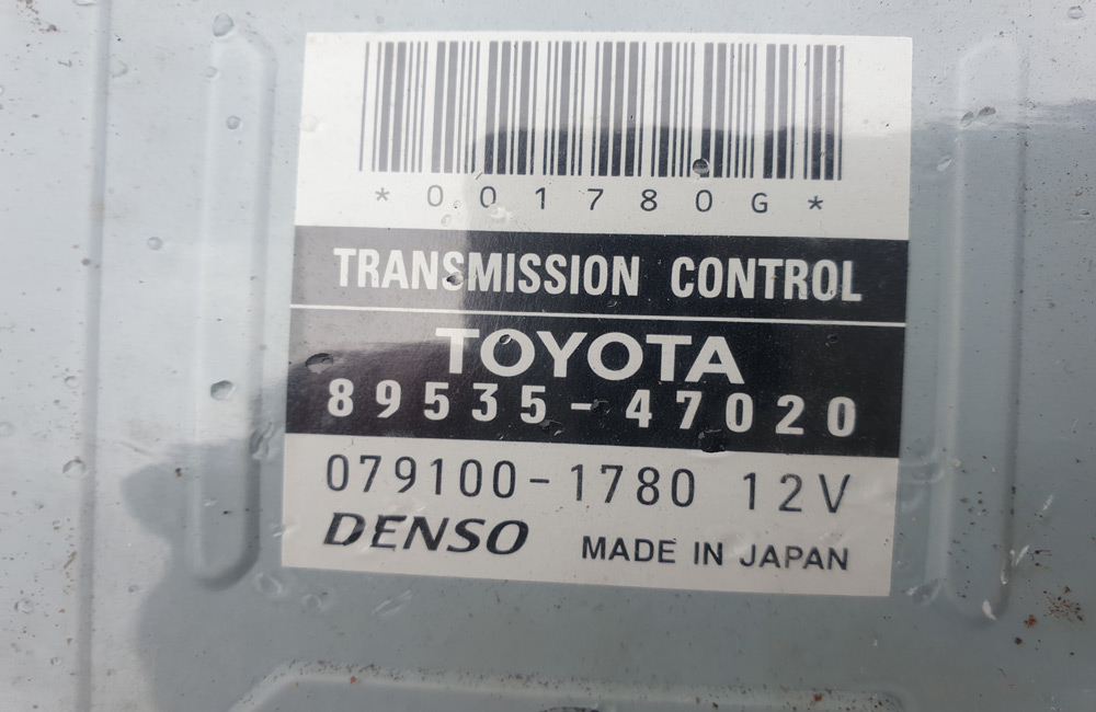 Toyota Prius MK2 gearbox transmission ECU 89535-47020 | Used Car Parts UK
