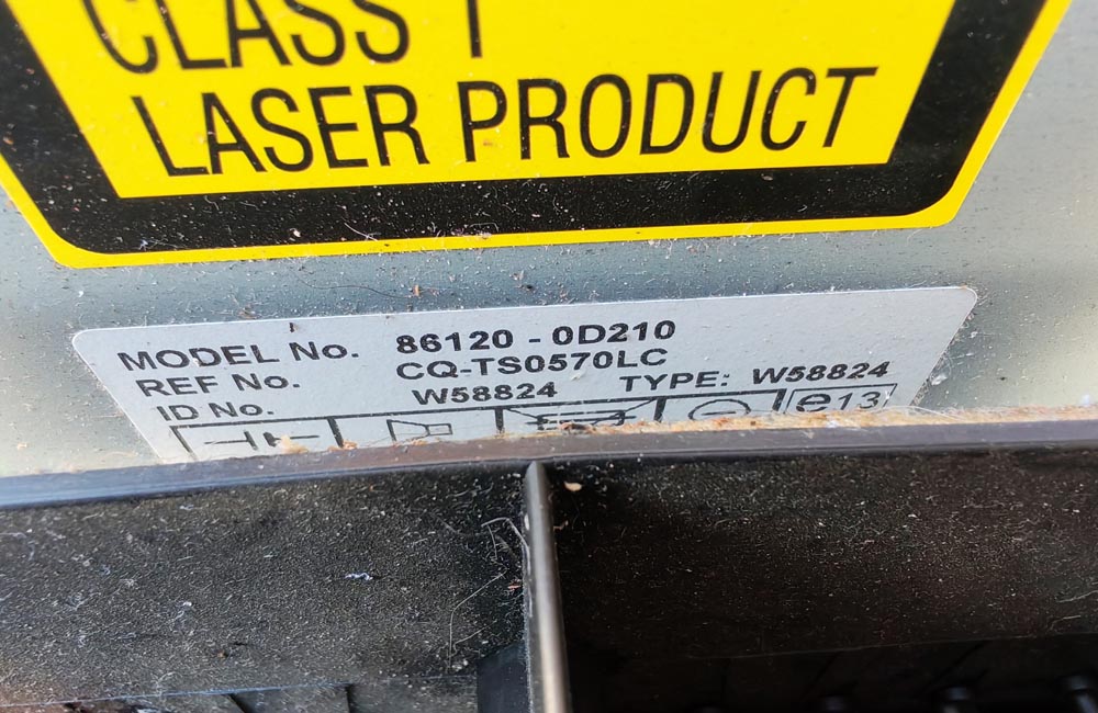 Toyota Yaris MK2 CD Player 86120-0D210 | Used Car Parts UK