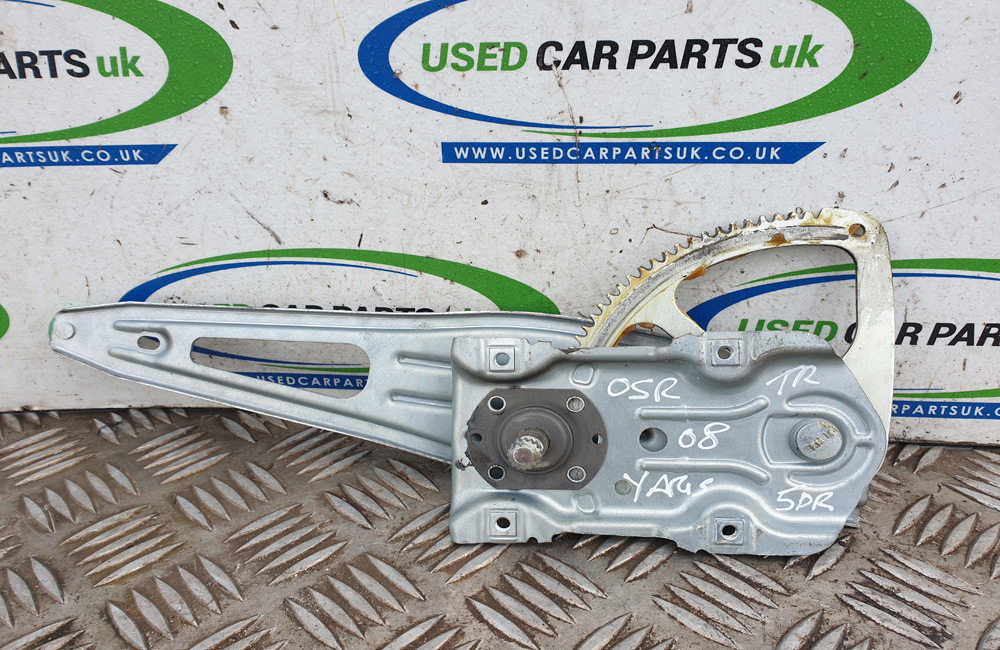 Toyota Yaris MK2 manual window regulator drivers rear | Used Car Parts UK
