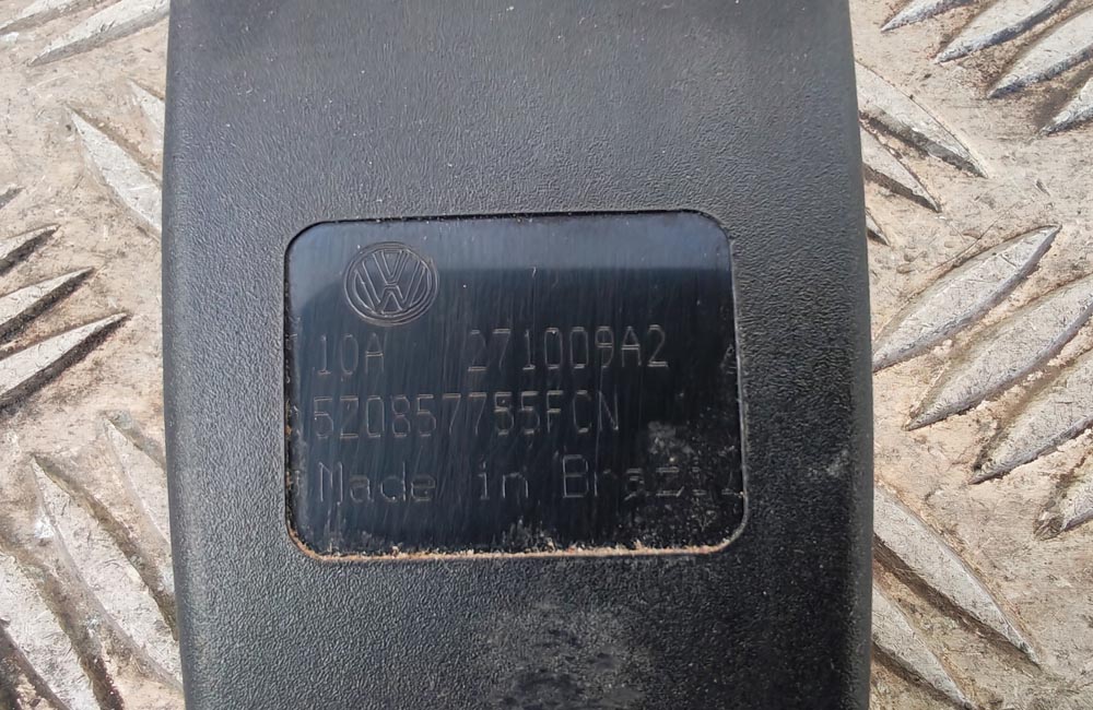 VW Fox Front Left Seat Belt Buckle 5Z0857755FCN | Used Car Parts UK