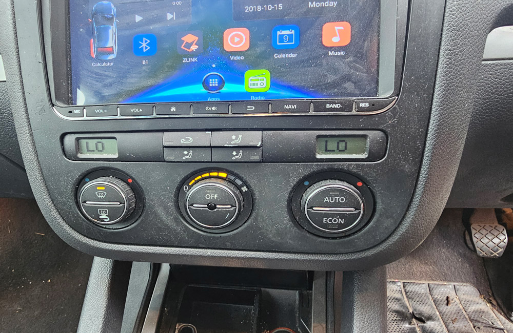 VW Golf MK5 Heater Control Panel Display | Used Car Parts UK