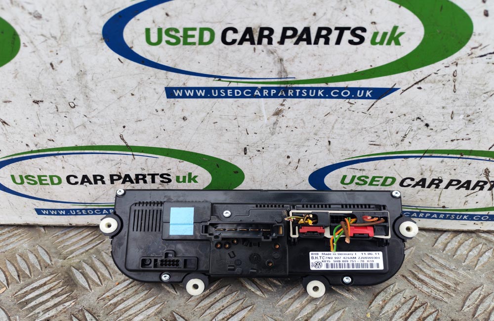 VW Golf MK6 Heater Control Panel 7N0907426AM | Used Car Parts UK