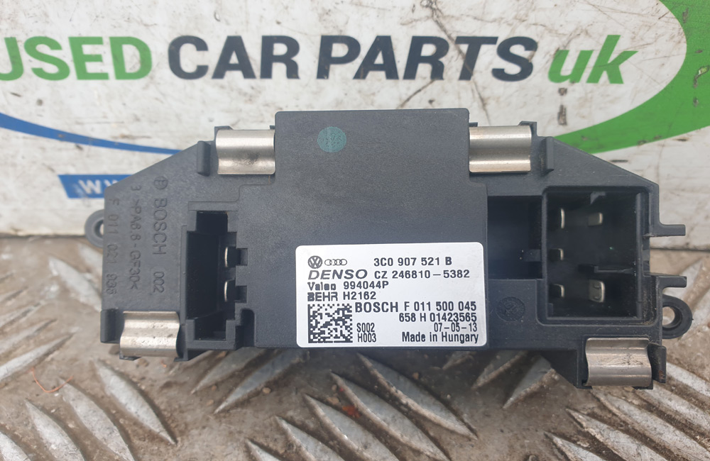 VW Passat B6 Heater Resistor 3C0907521B F011500045 | Used Car Parts UK