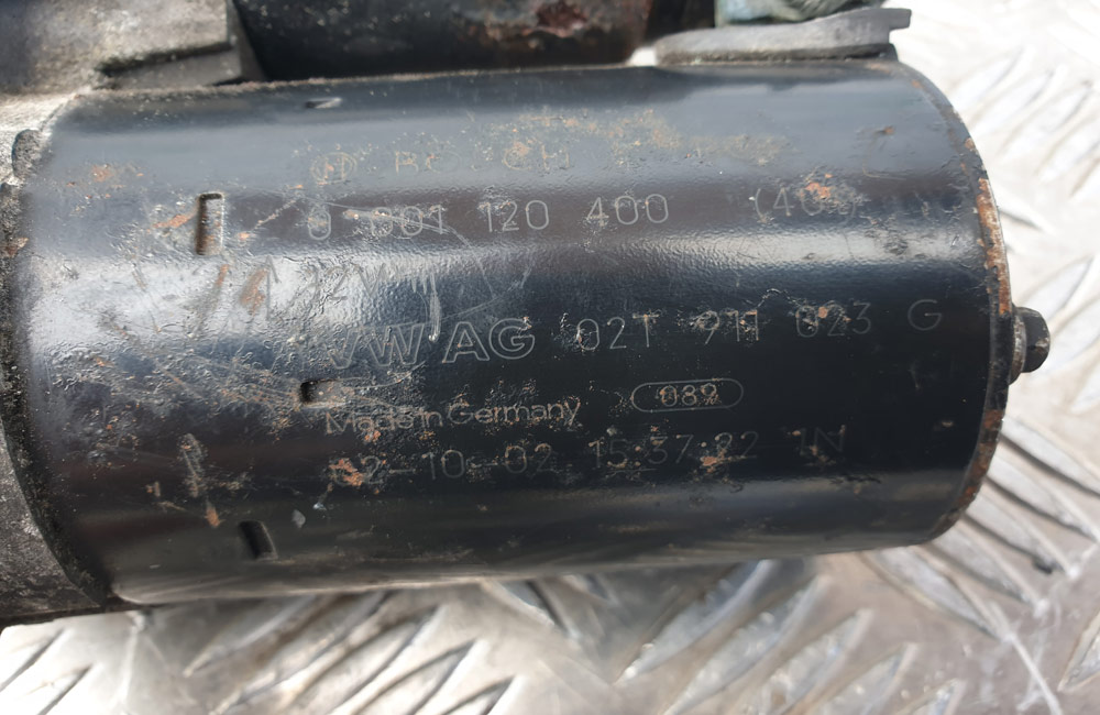 VW Polo starter motor 02T911023G | Used Car Parts UK