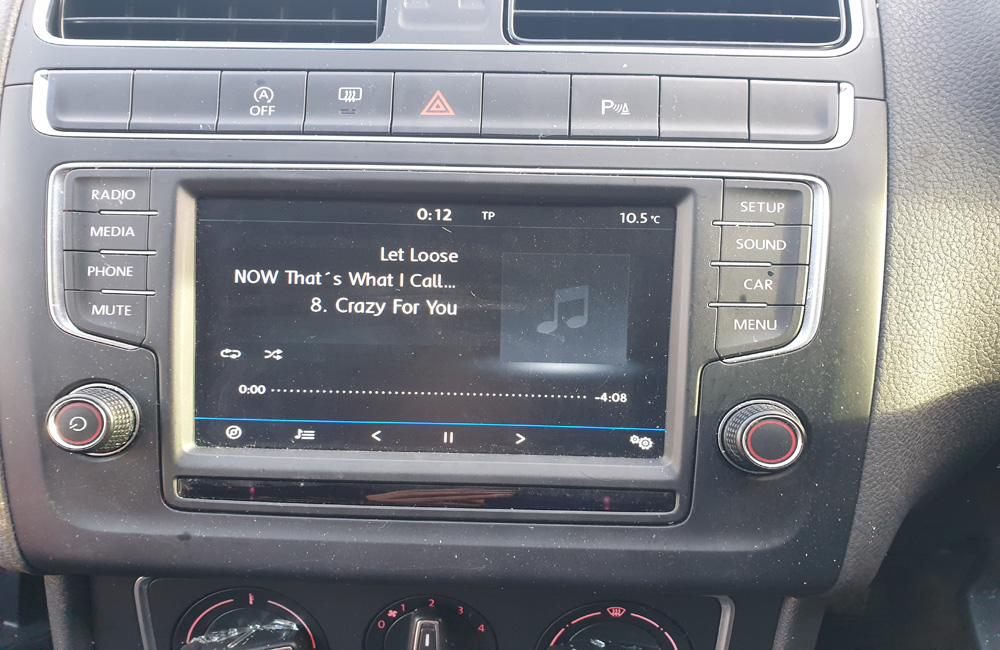 VW Polo touchscreen stereo 6C0919603 | Used Car Parts UK