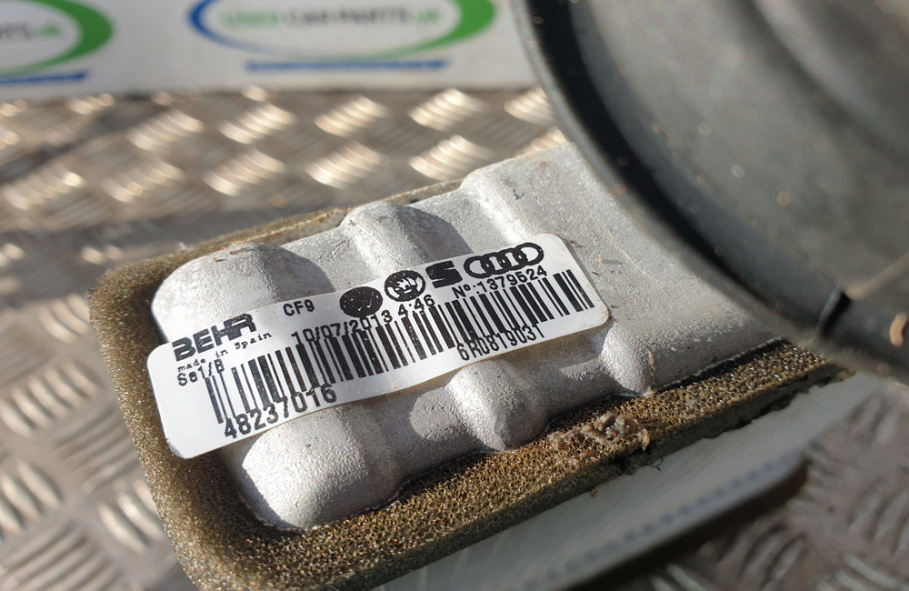 VW Polo heater matrix radiator 6R0819031 | Used Car Parts UK