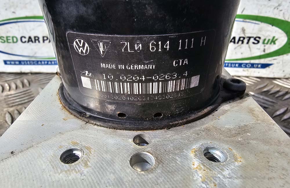 VW Touareg MK1 ABS Pump ECU 7L0907379G 7L0614111H | Used Car Parts UK