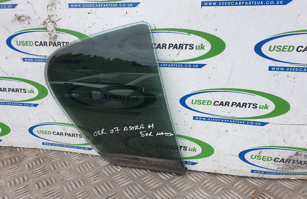 Vauxhall Astra quarter glass window drivers rear | Used Car Parts UK