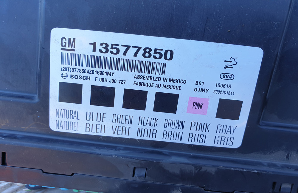 Vauxhall Astra J ECU Kit 1.6 Petrol A16XER | Used Car Parts UK