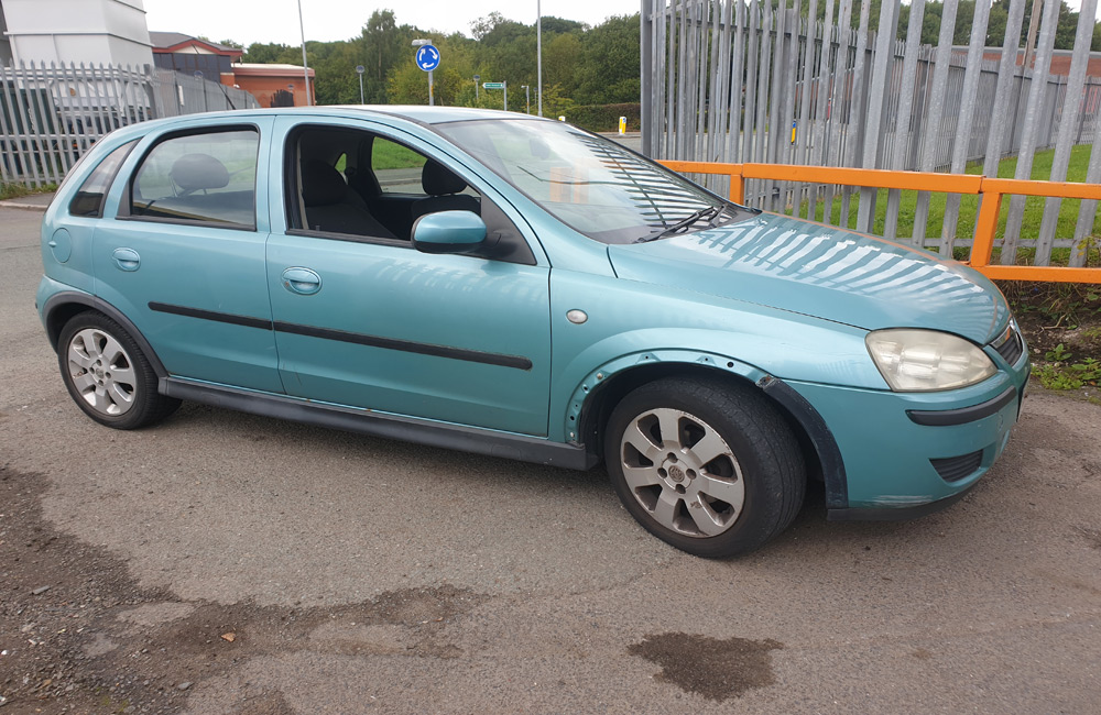 Vauxhall Corsa C quarter window glass drivers rear | Used Car Parts UK