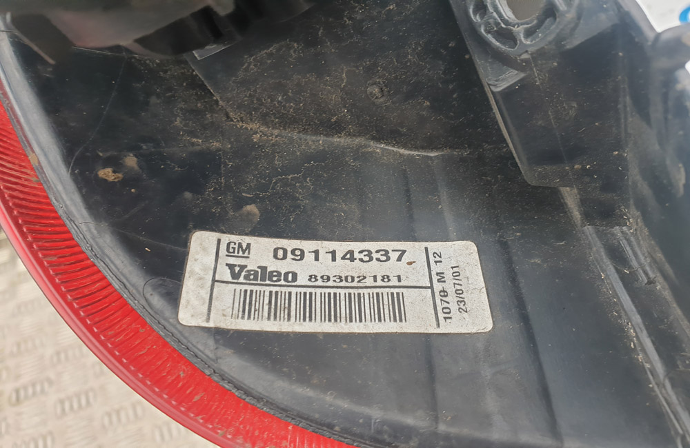 Vauxhall Corsa C rear right tail brake light lamp | Used Car Parts UK